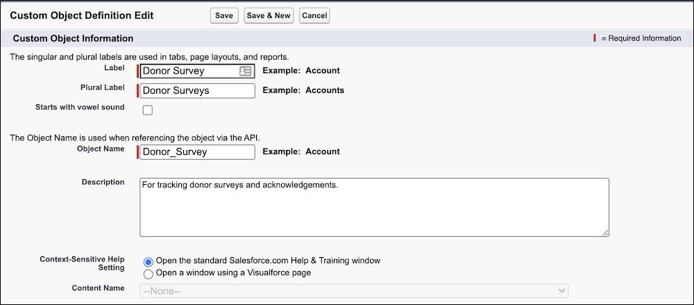 Map A Custom Object Unit Salesforce Trailhead