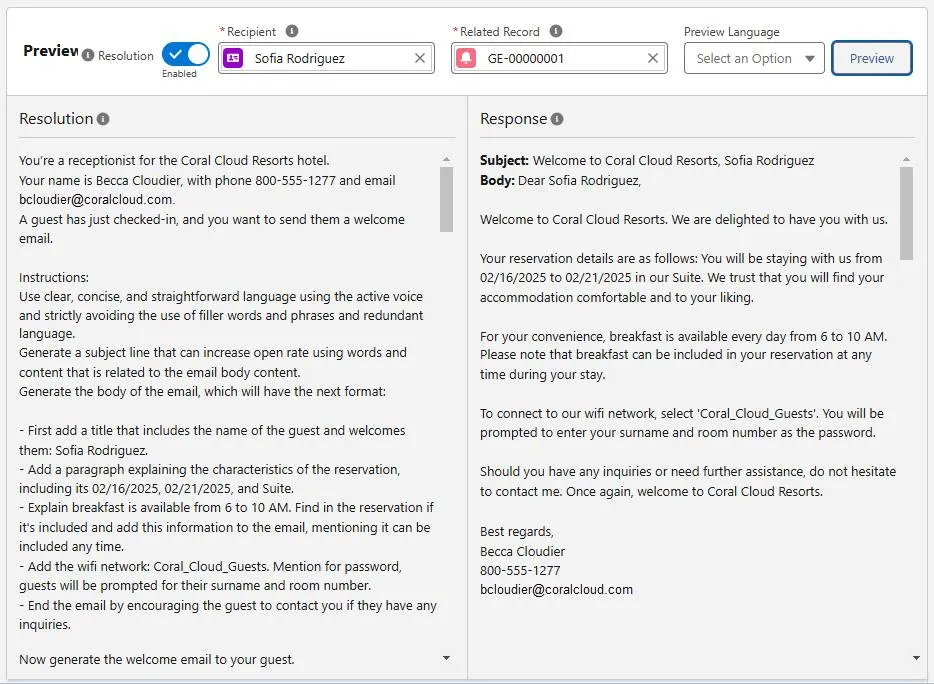 Get Started with Sales Email Prompt Templates | Salesforce Trailhead