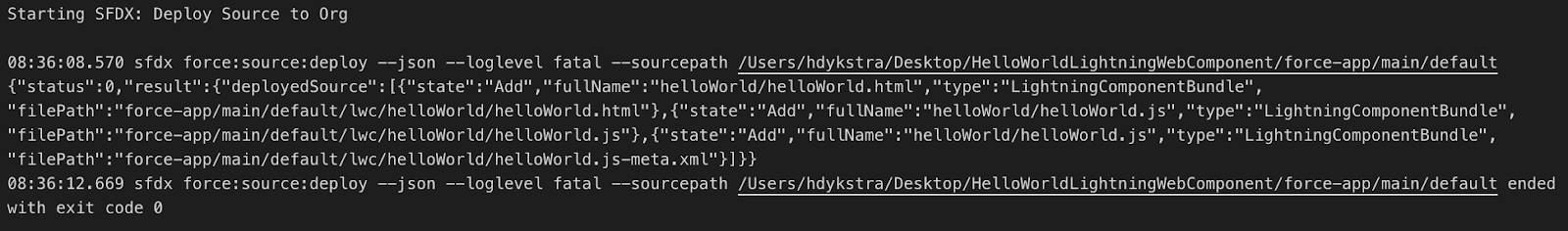 Hello World Lightning Web コンポーネントの作成 単元 | Salesforce Trailhead