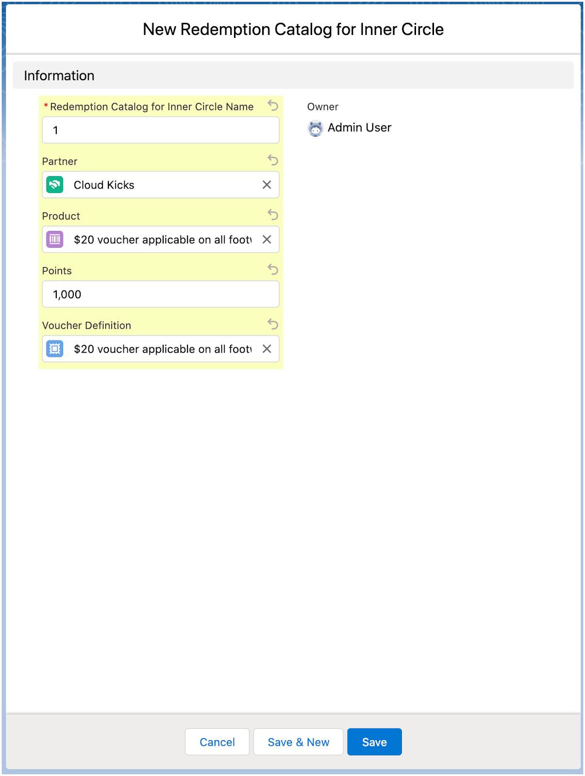 Create a Redemption Catalog and Decision Table | Salesforce Trailhead