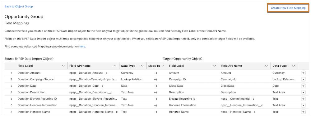 Create Fields and Connect Them with Advanced Mapping Unit | Salesforce