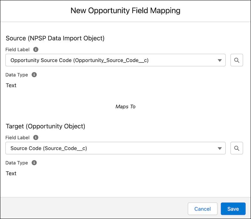 Create Fields and Connect Them with Advanced Mapping Unit | Salesforce