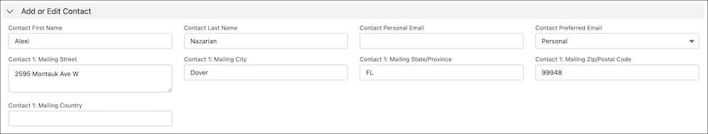 Use Advanced Mapping to Populate Contact Address Fields Unit Use Advanced Mapping to Populate Contact Address Fields Unit