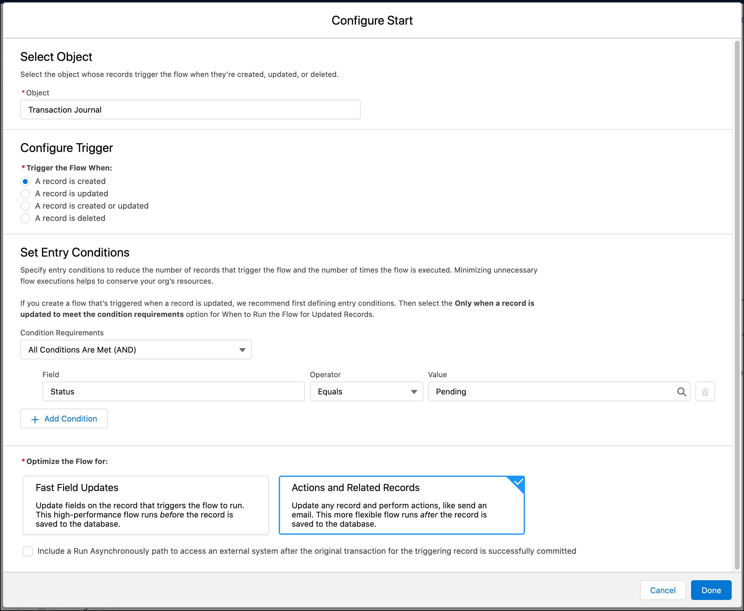 Create a Flow for Purchases Unit | Salesforce Trailhead