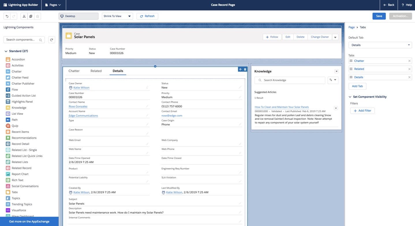 記事を利用したケースの管理 単元 | Salesforce Trailhead 記事を利用したケースの管理 単元 | Salesforce Trailhead