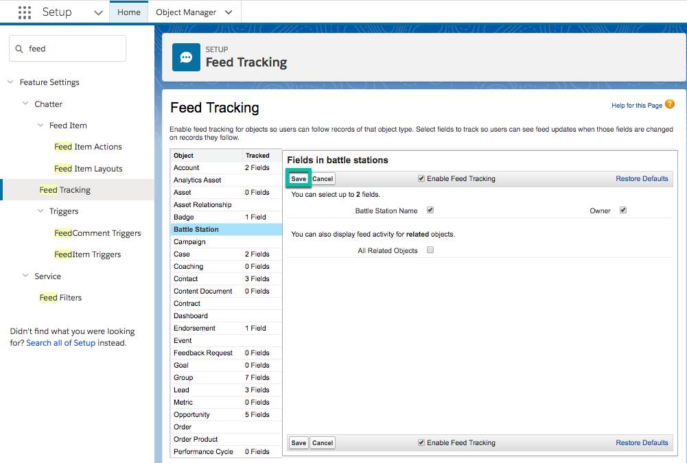 Unidad Crear la aplicación Estación galáctica de combate | Salesforce