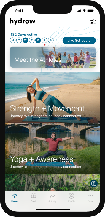 Hydrow Workouts | Rowing, Yoga, Pilates & Strength Training