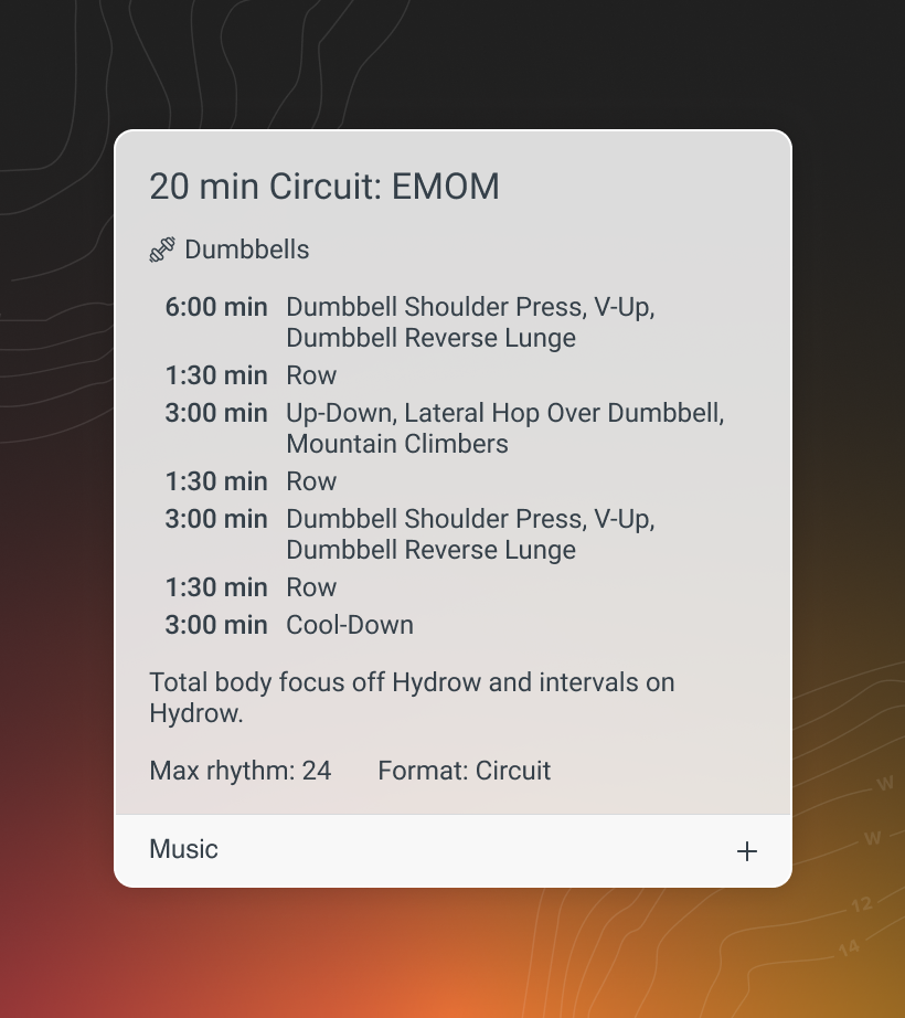 At-Home Circuit Training with Hydrow | Rowing Machines & Classes