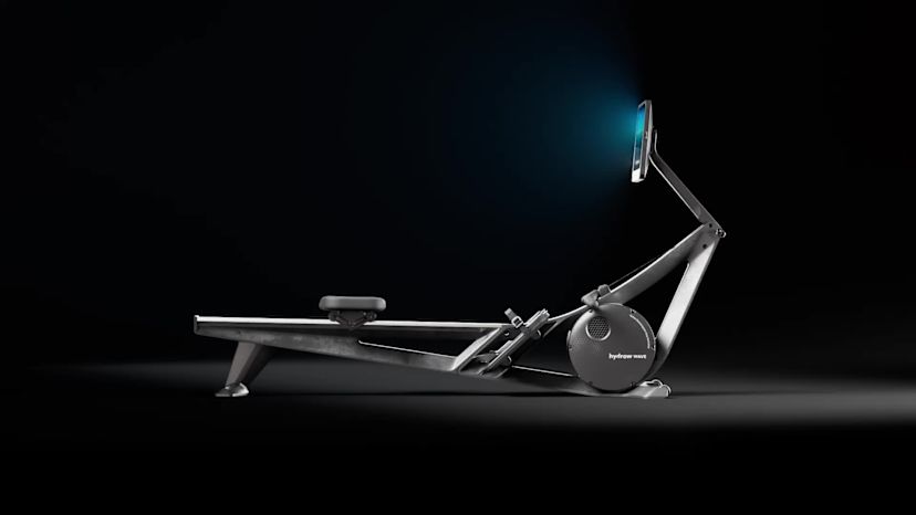 Hydrow Wave Starter Bundle | Compact Rower + Gear - Hydrow