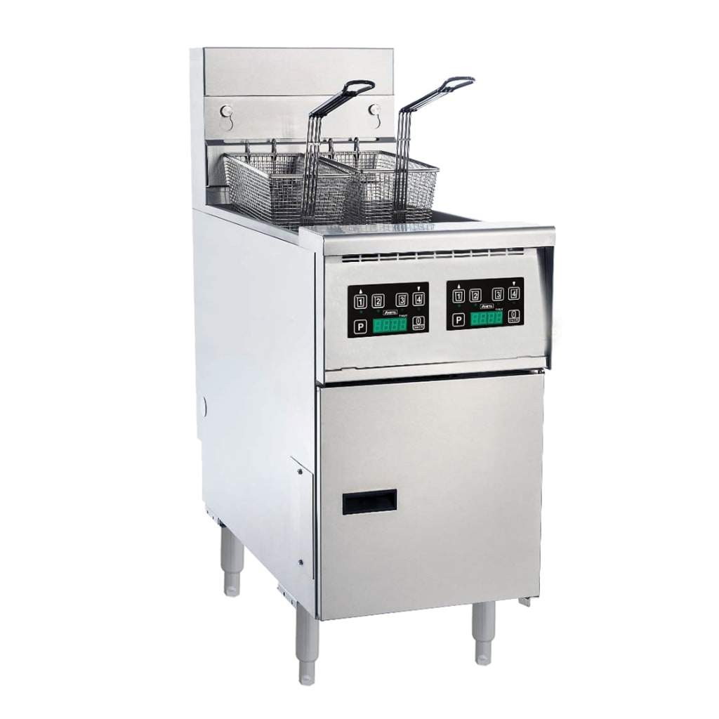 Anets Platinum Series Split Pot Gas Fryer with Digital Control AGP55TD