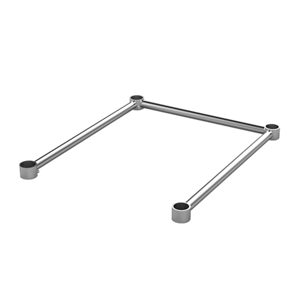 Modular Stainless Leg Brace to suit 600mm wide benches MS.LB.7.0600