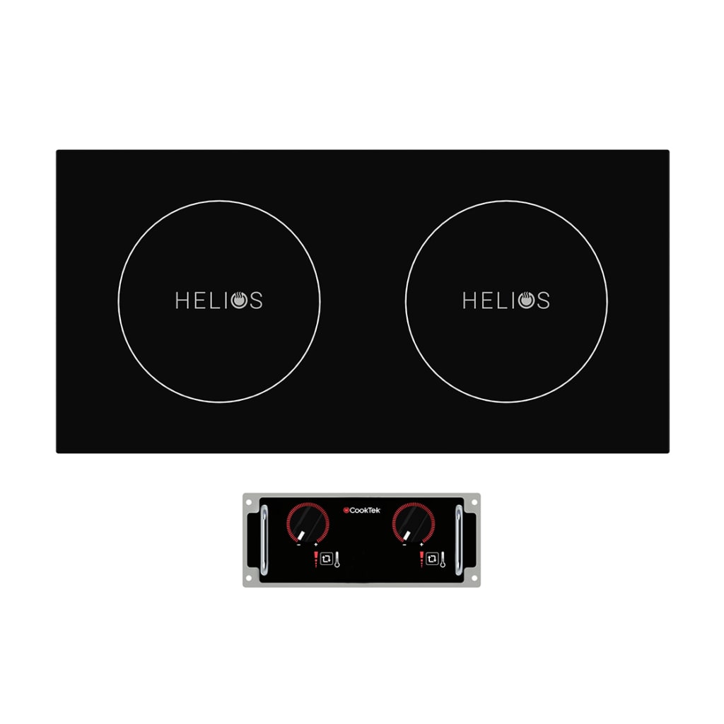 CookTek Helios Dual Hob Drop-In Induction Cooktop HRD.9500