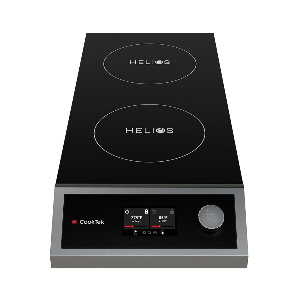 CookTek Helios Dual Hob Countertop Induction Cooktop