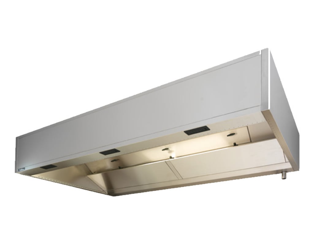 Halton UWI Cold Mist & Hot Wash Capture Jet Canopy with UV Filter Hood