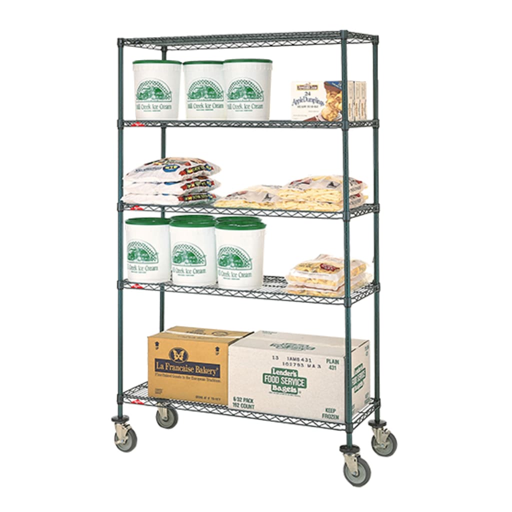 Metro Super Erecta Wire Shelving - Mobile 4 Tier