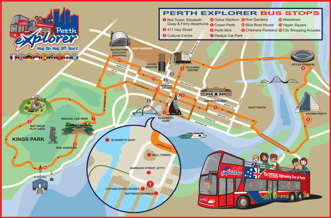 Stumpf Sinewi Zwischenspeicher Perth Hop On Hop Off Bus Route Map Stumpf Sinewi Zwischenspeicher Perth Hop On Hop Off Bus Route Map
