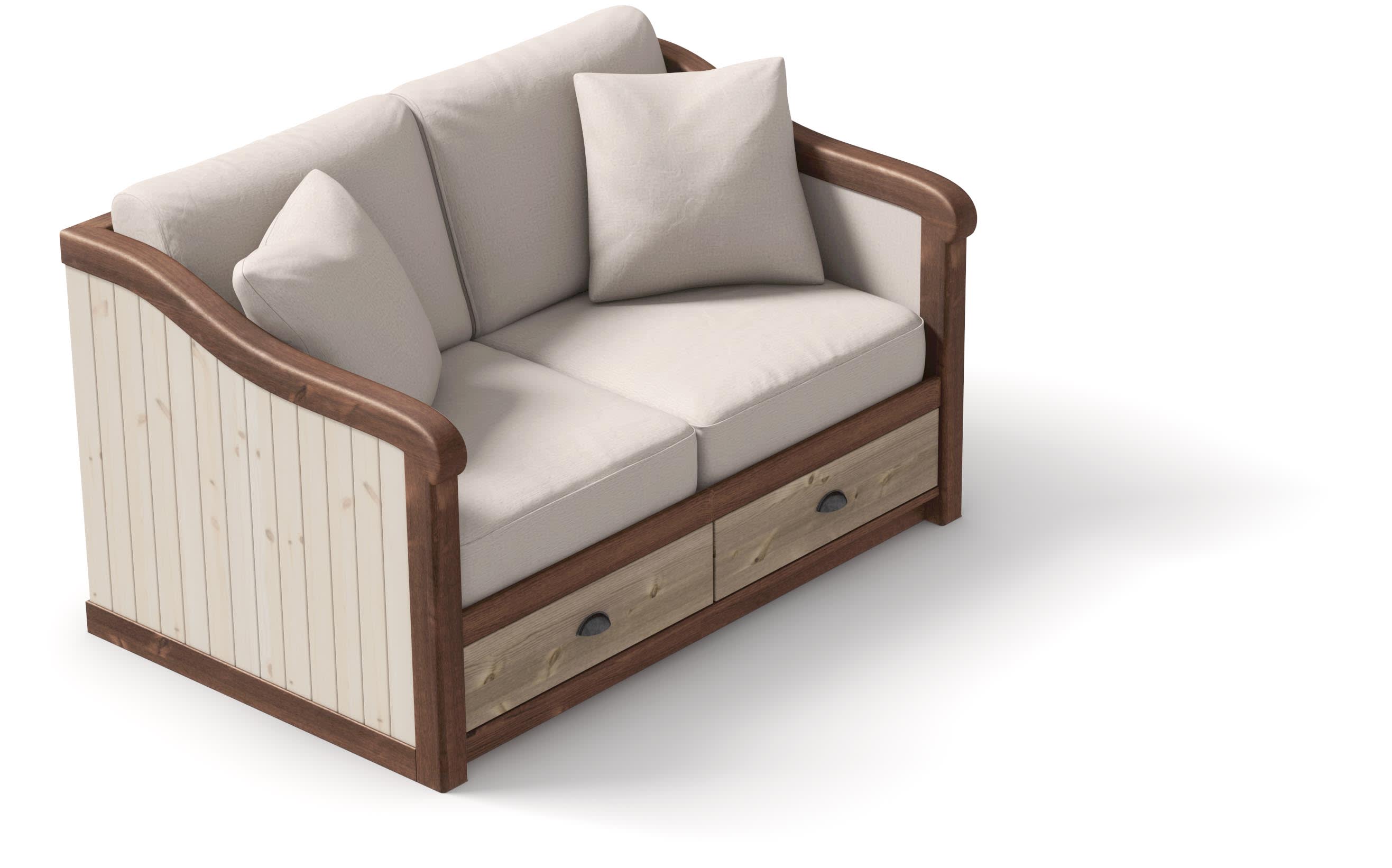 saga sofa 2 seter antikk beige | Hyttetorget