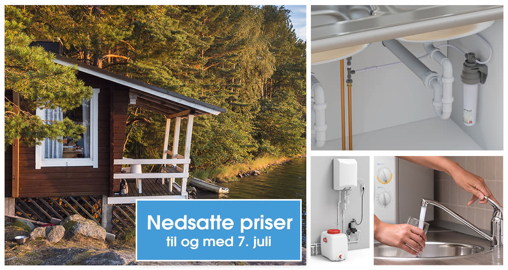 Vannfilter & vannsystem til hytte på tilbud - Ekstra gode priser!