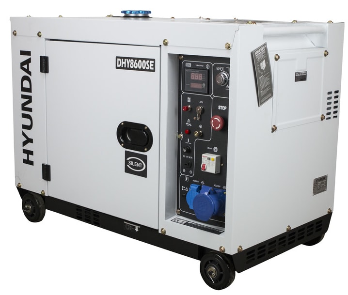 Hyundai DHY8600SE- 6300W Diesel | Hyttetorget