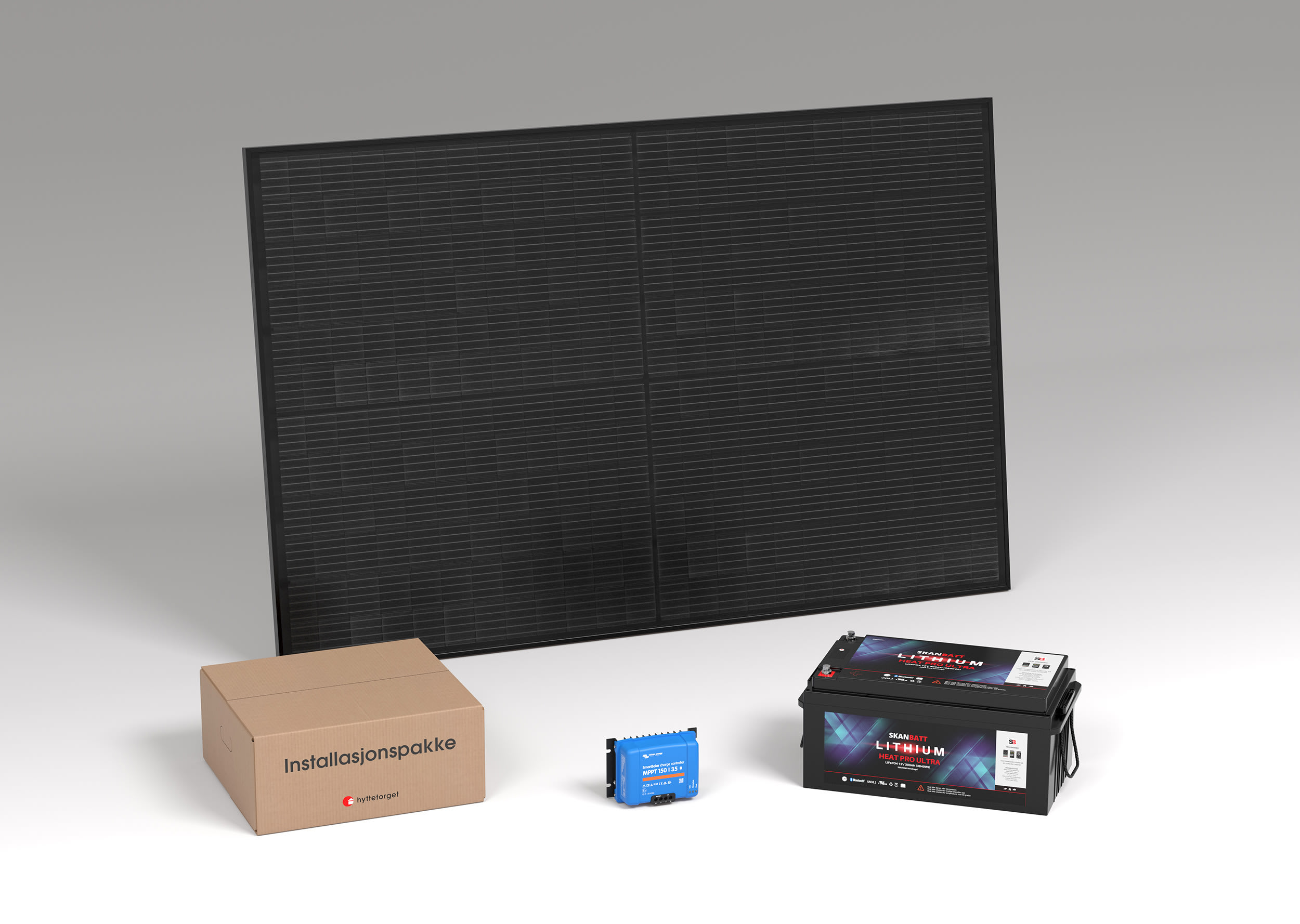 Solcellepakke 410W 300Ah Ultra | Hyttetorget