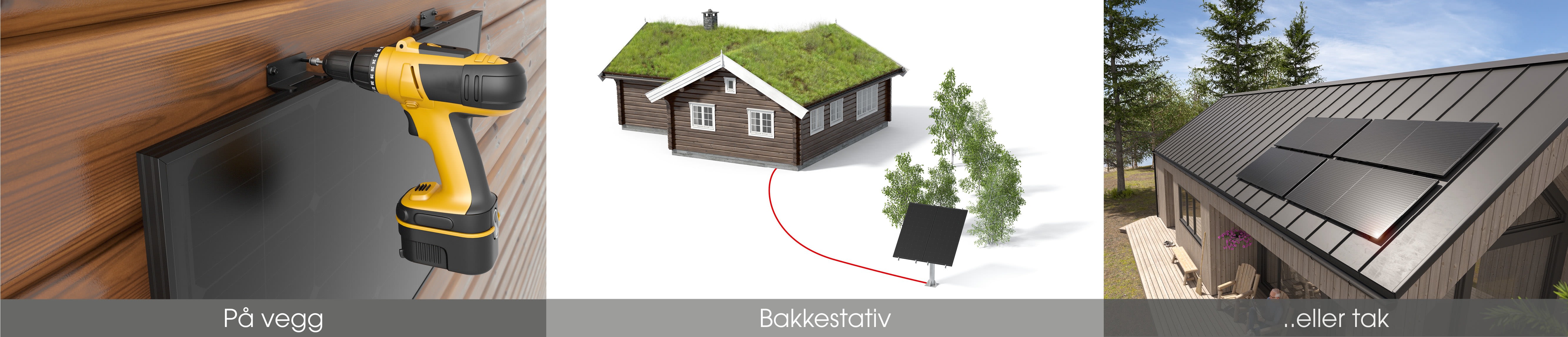 12V solcellepakker