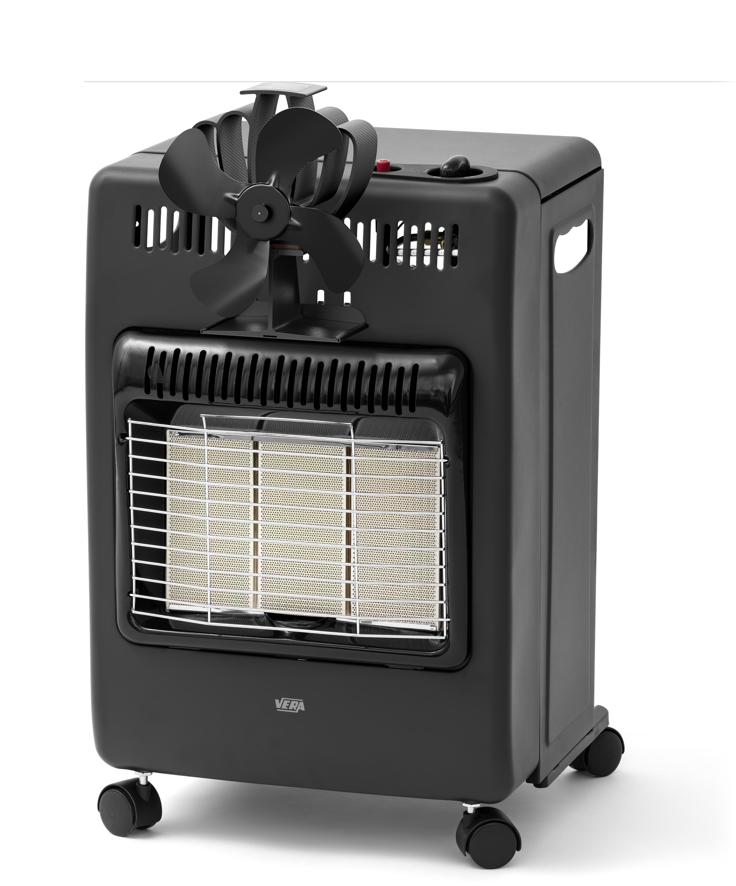 Gassovn med varmespreder