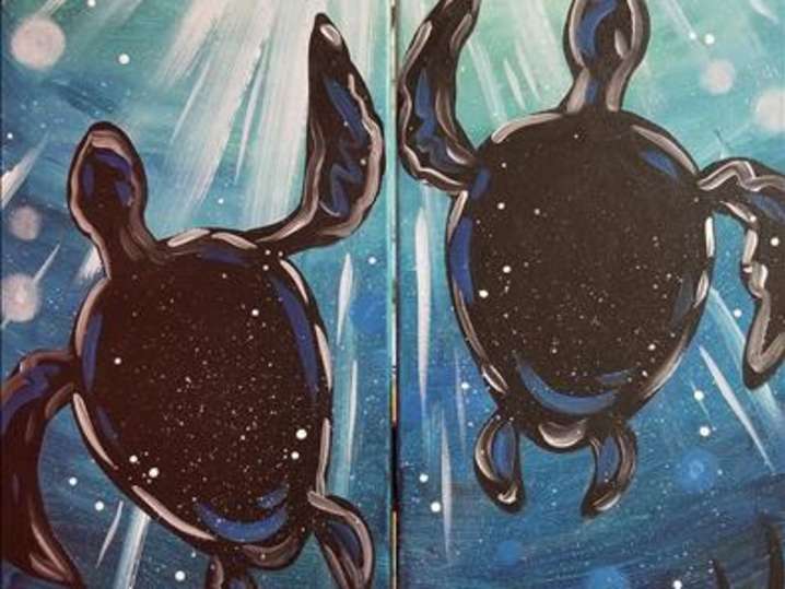Paint and Sip - Two Turtle Twins - Houston | Classpop!