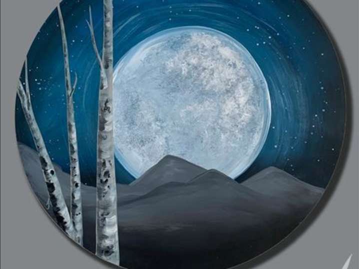 Paint and Sip - A Moon Full and Round - Colorado Springs | Classpop!