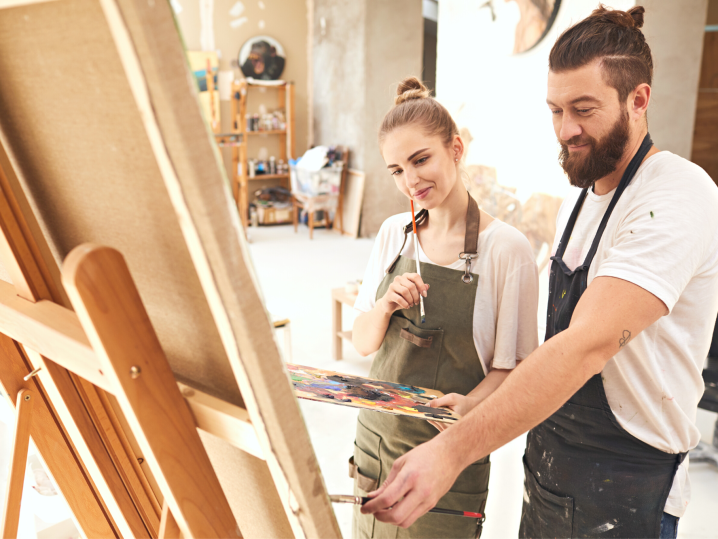 Painting Class - Painting With Your Partner - NYC | Classpop!