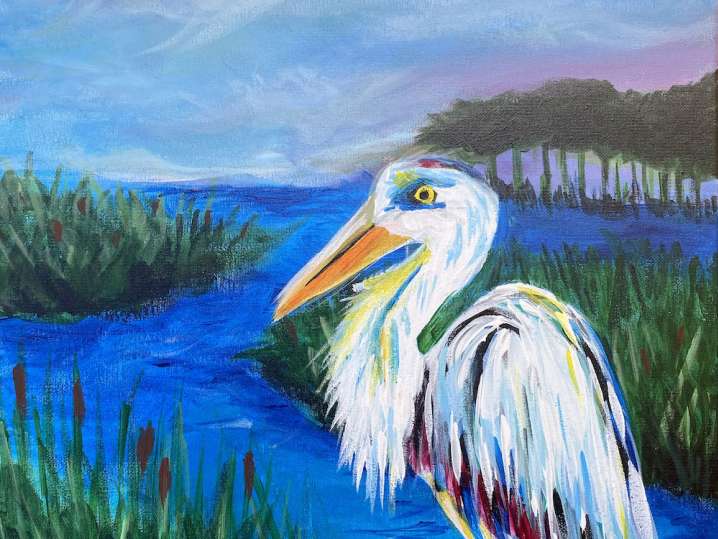 Paint and Sip - Birds in and of Paradise - Tampa | Classpop!