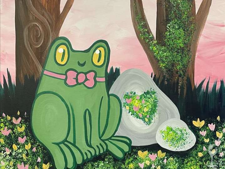 Paint and Sip - Frog Friend - Houston | Classpop!