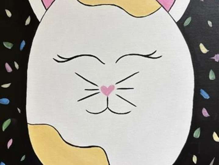 Paint and Sip - Happy Sprinkle Cat - Houston | Classpop!