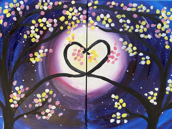 Paint and Sip - Moon and Me - Houston | Classpop!