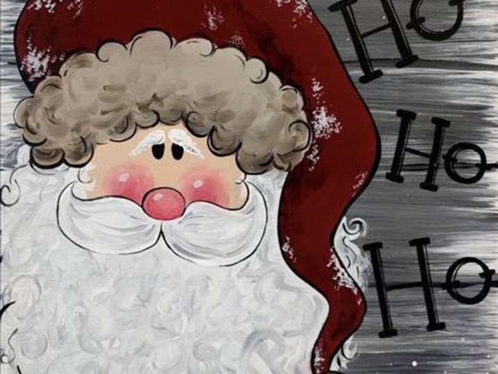 Paint and Sip - Jolly Rustic Santa - New Braunfels | Classpop!