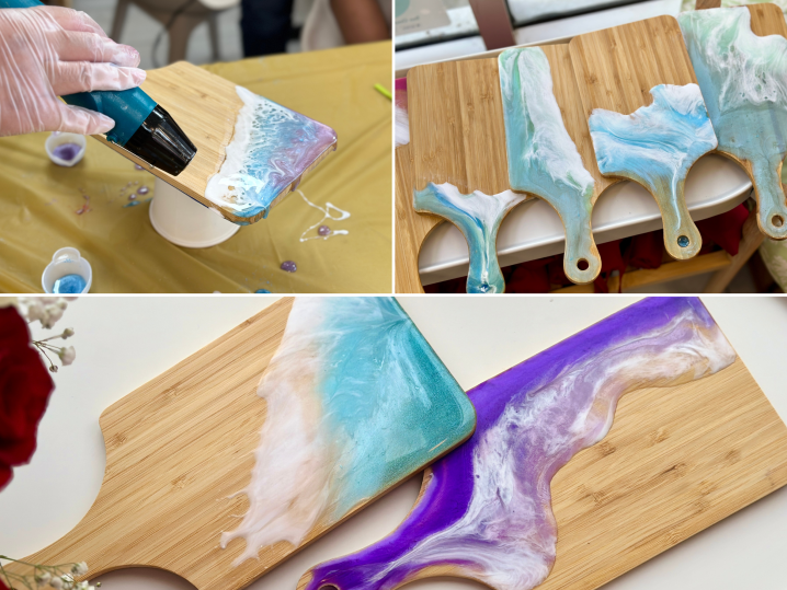 Art Class - Ocean Wave Resin Board Workshop - Bay Area | Classpop!