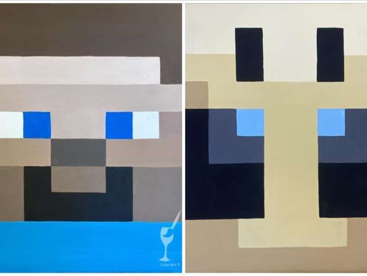 Paint and Sip - Blocky Character Portraits - Baytown | Classpop!