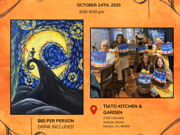 Paint and Sip - Spooky Starry Night - Orange County | Classpop!