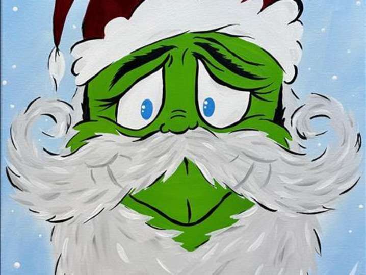 Paint and Sip - Suspicious Santa Claus - Houston | Classpop!