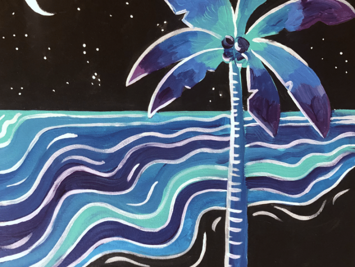 Paint and Sip - Deco Palm Silhouette - Tampa | Classpop!