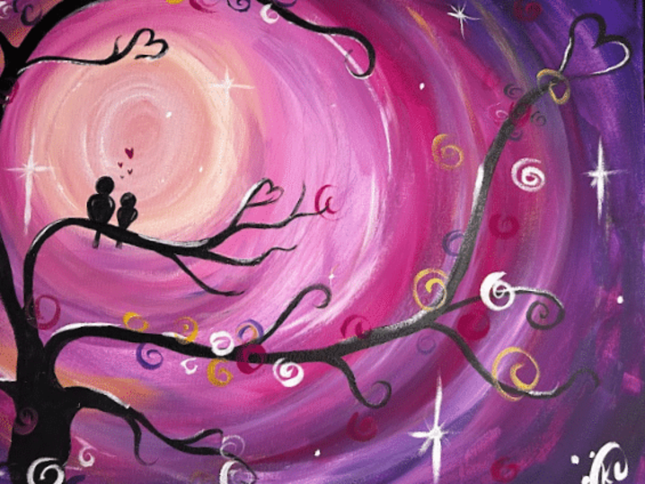 Paint and Sip - Love Birds - Indianapolis | Classpop!