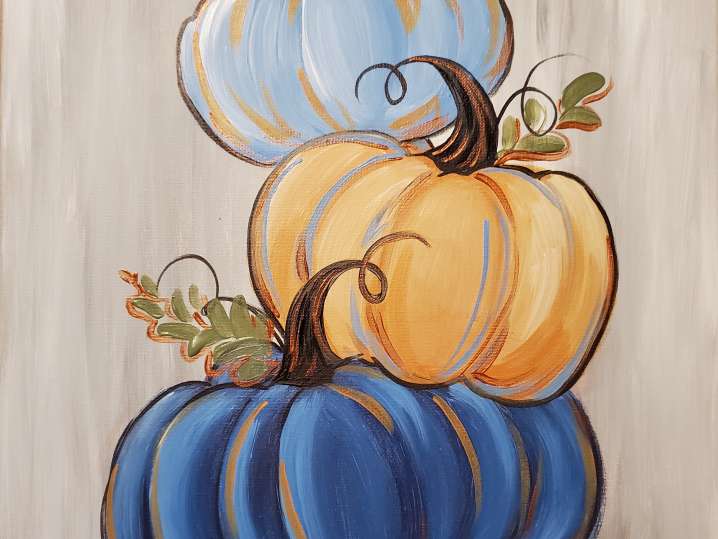 Paint and Sip - Stacking Pumpkins - San Francisco | Classpop!