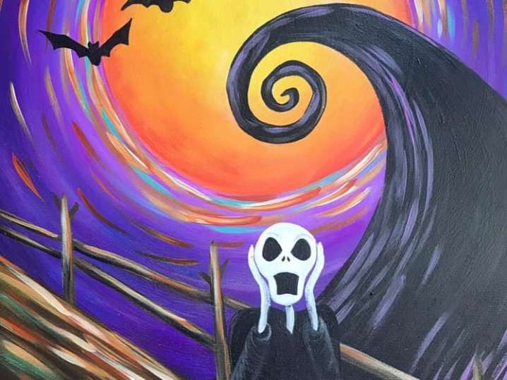 Paint and Sip - Halloween Scream - Cincinnati | Classpop!