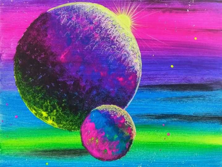 Paint and Sip - Edge of Space and Time - Phoenix | Classpop!