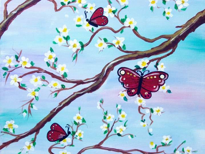 Paint and Sip - Spring Delight - Blue Springs | Classpop!