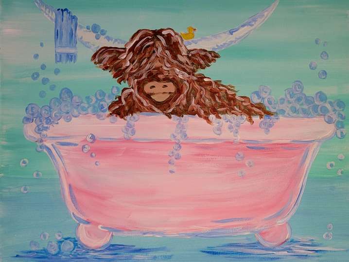 Paint and Sip - Squeaky Clean Bubbles - Houston | Classpop!