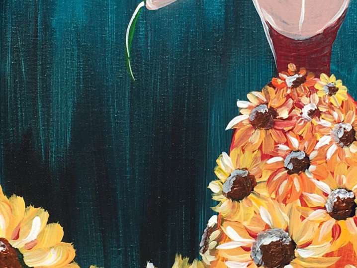 Paint and Sip - Sunflower Chic - Rancho Santa Margarita | Classpop!