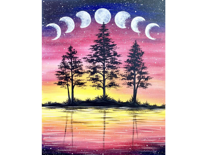 Paint and Sip - Lunar Sunset - Boston | Classpop!
