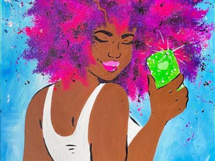 Paint and Sip - Color Gal on Tipsy Tuesday - Houston | Classpop!