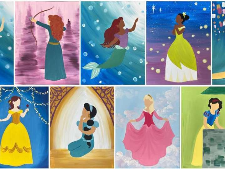 Paint and Sip - Paint a Princess - Denver | Classpop!