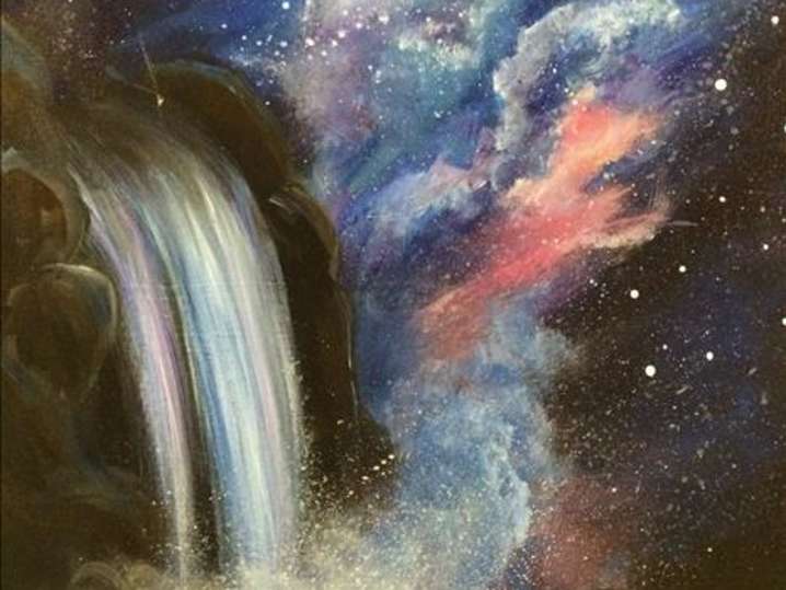 Paint and Sip - Stunning Waterfall Scene - Denver | Classpop!